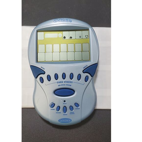 Radica | Games | Vintage 200 Radica Solitaire Big Screen Handheld Game ...